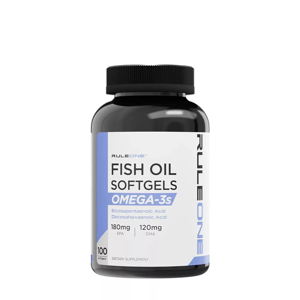 Rule1 Fish Oil - Omega-3 (100 Capsule molle)